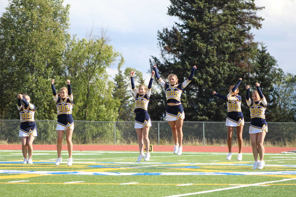 Homer football cheer ready for fall season | Homer News