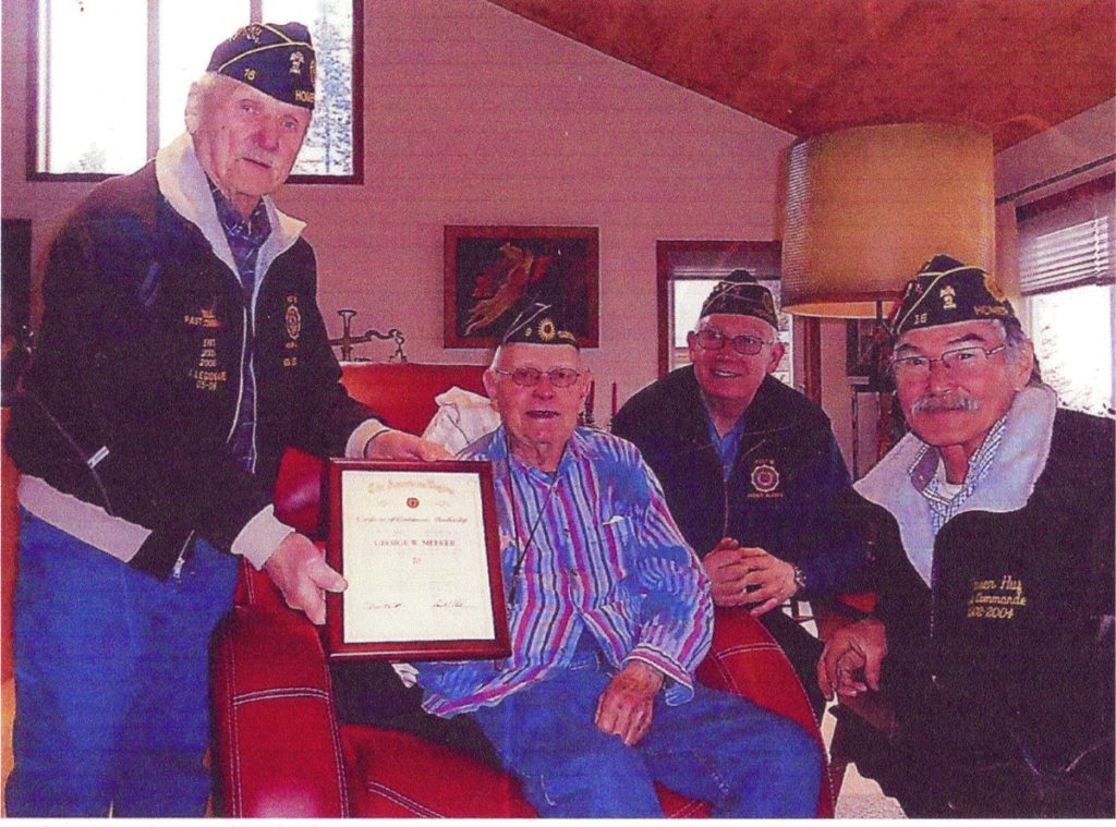 Meeker honored for 70 years Legion membership | Homer News