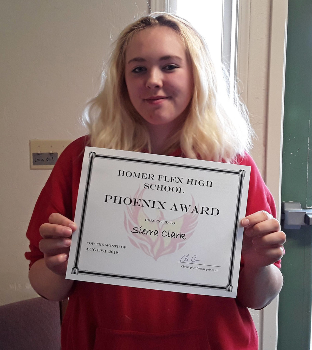 Homer Flex Phoenix Award winner: Sierra Clark | Homer News