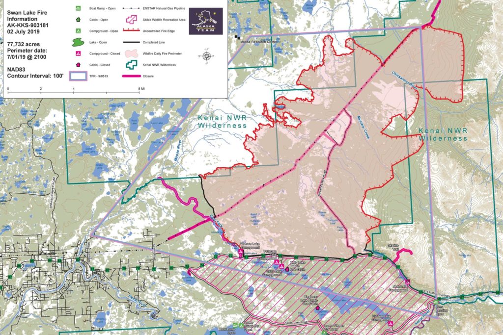 Swan Lake Fire causes heavy smoke conditions on peninsula | Homer News