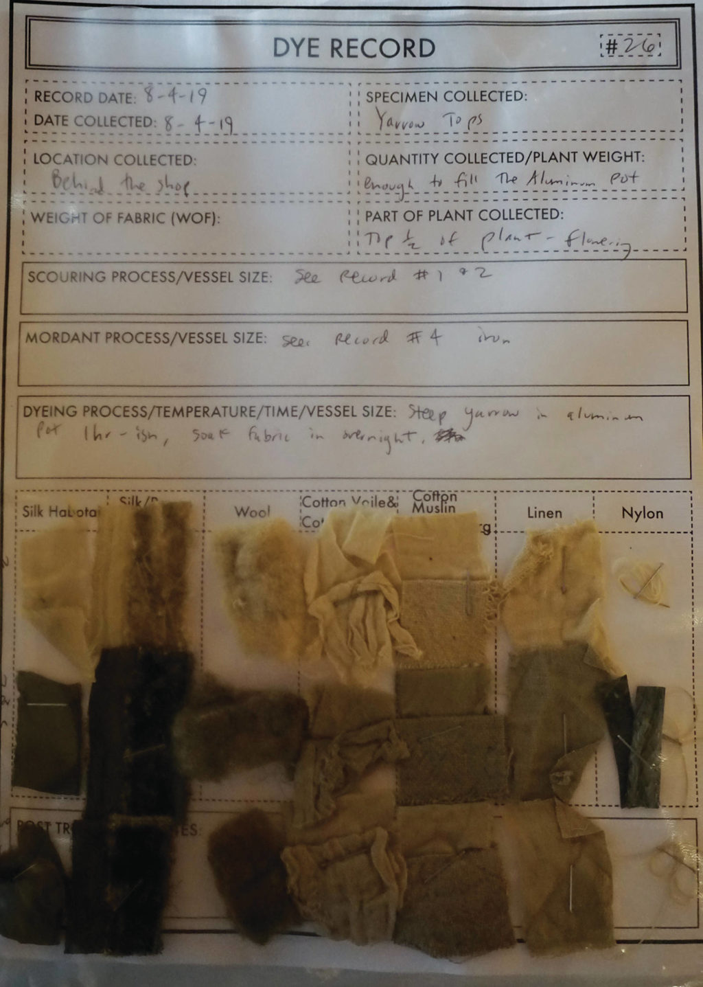 ‘Swatches’ explores art of organic dyeing using native plants | Homer News