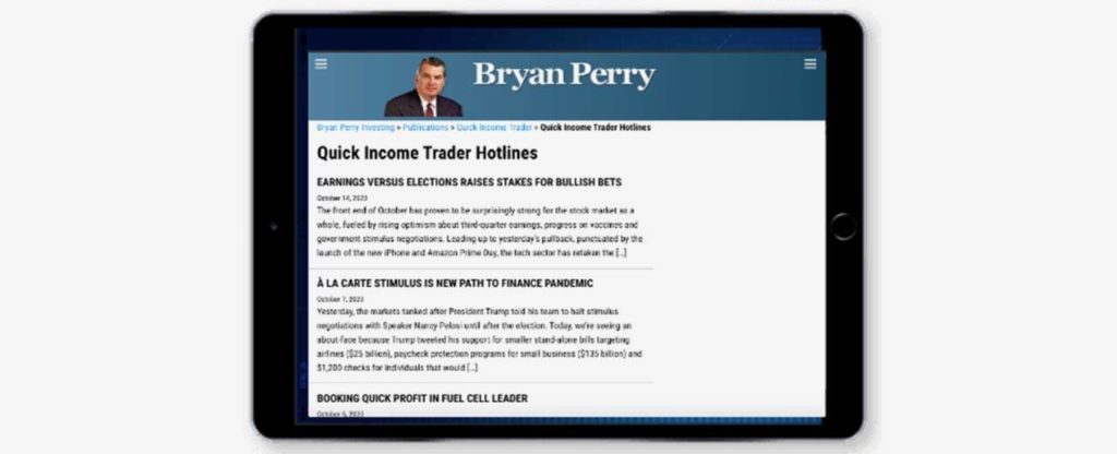 Quick Income Trader Review - Is Bryan Perry Investing Legit? 9-Month ...