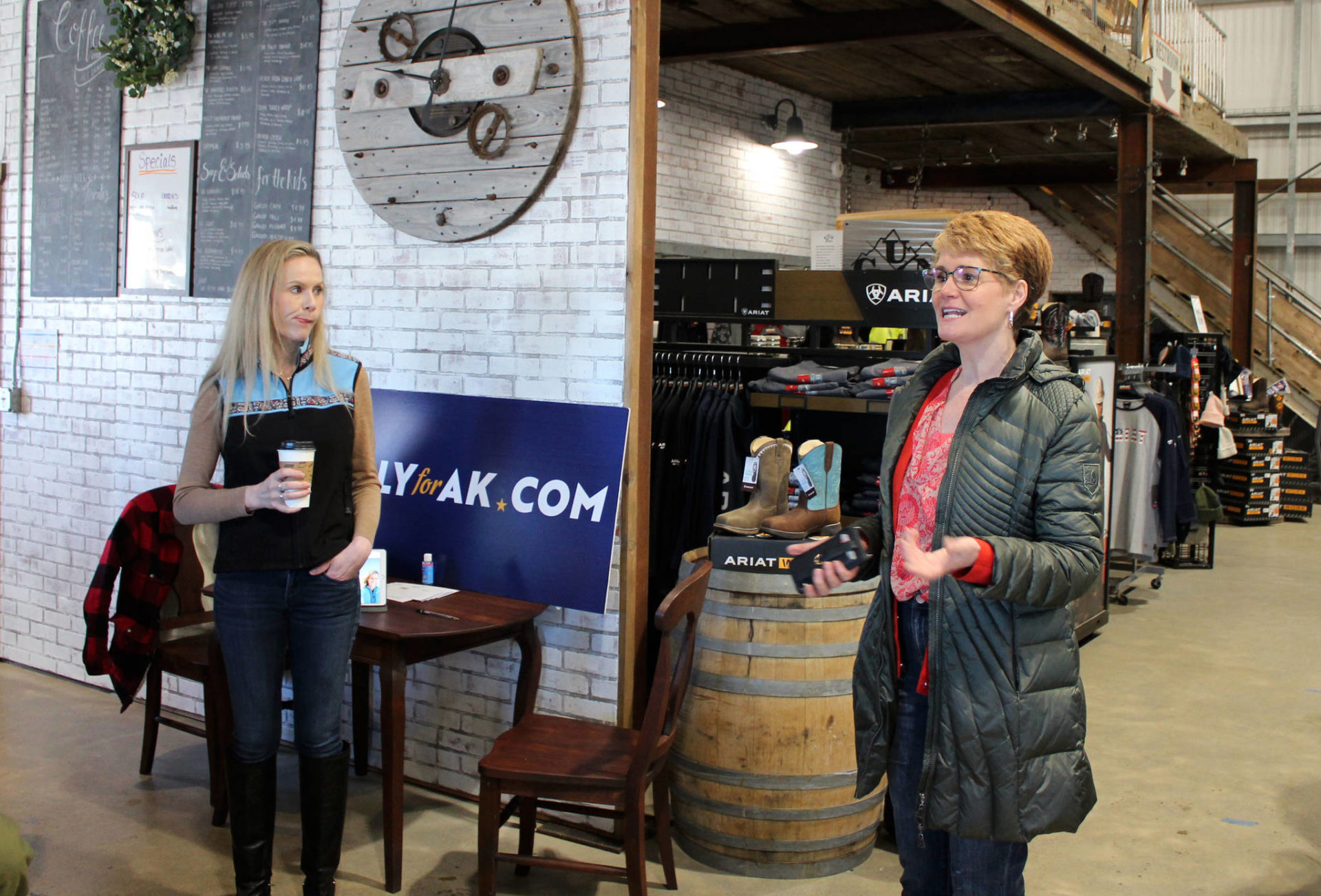 Tshibaka makes rounds on the peninsula | Homer News