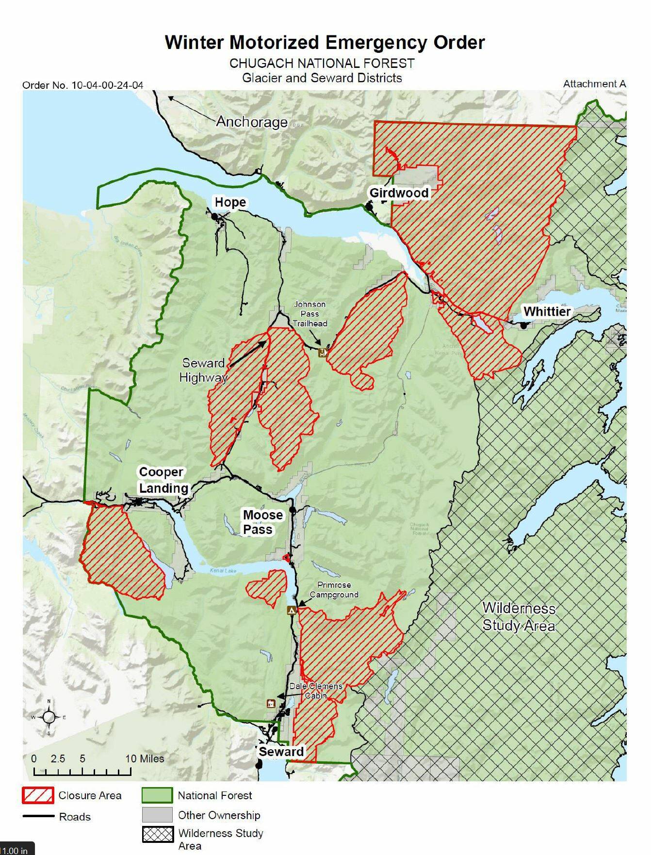 Snowmachine use closed in parts of Chugach National Forest, opened in ...