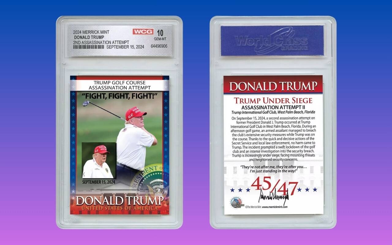 Trump Assassination Attempt #2 Trading Card Review: A Must-Have for ...