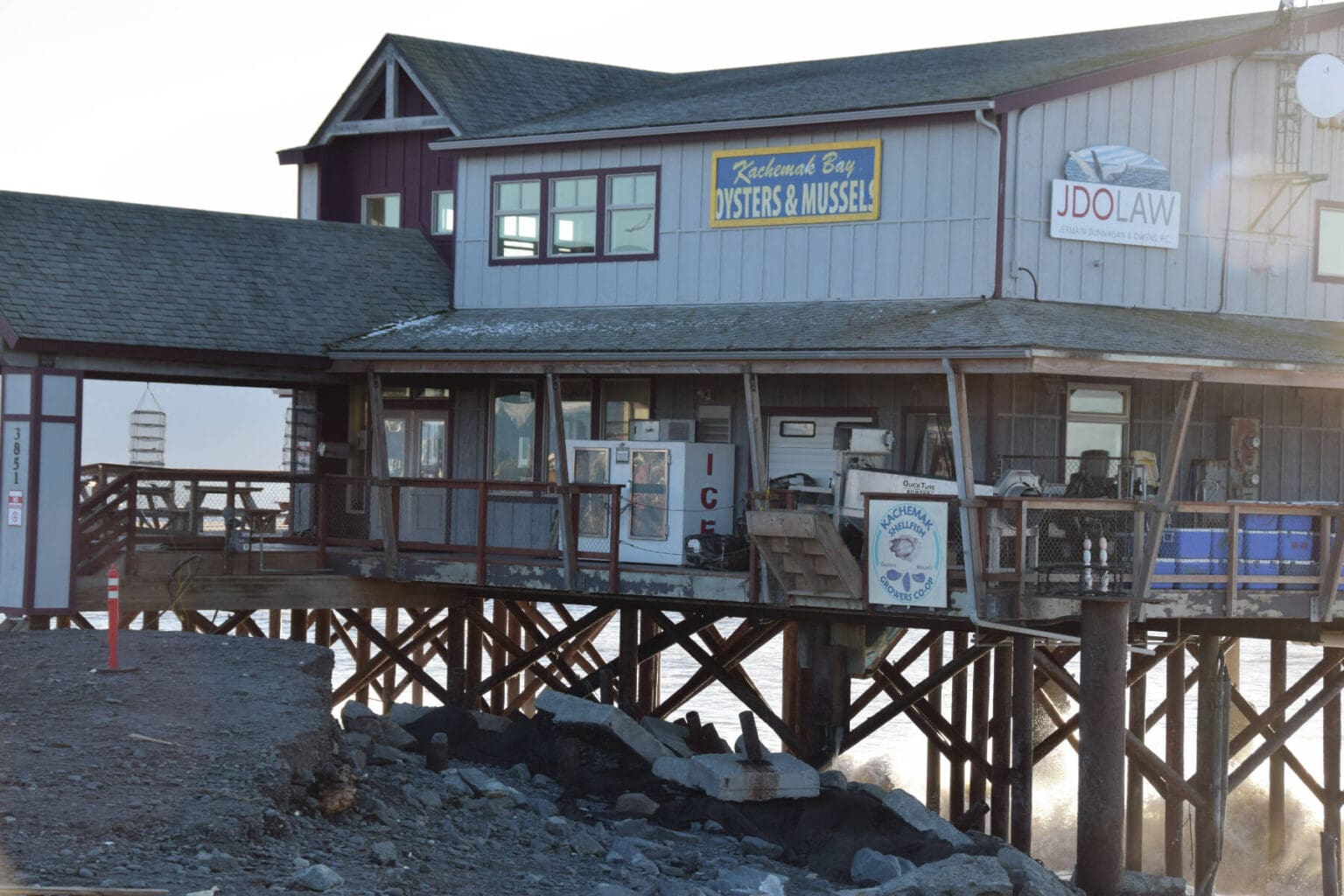 City, DOT work to repair storm damage to Spit road | Homer News