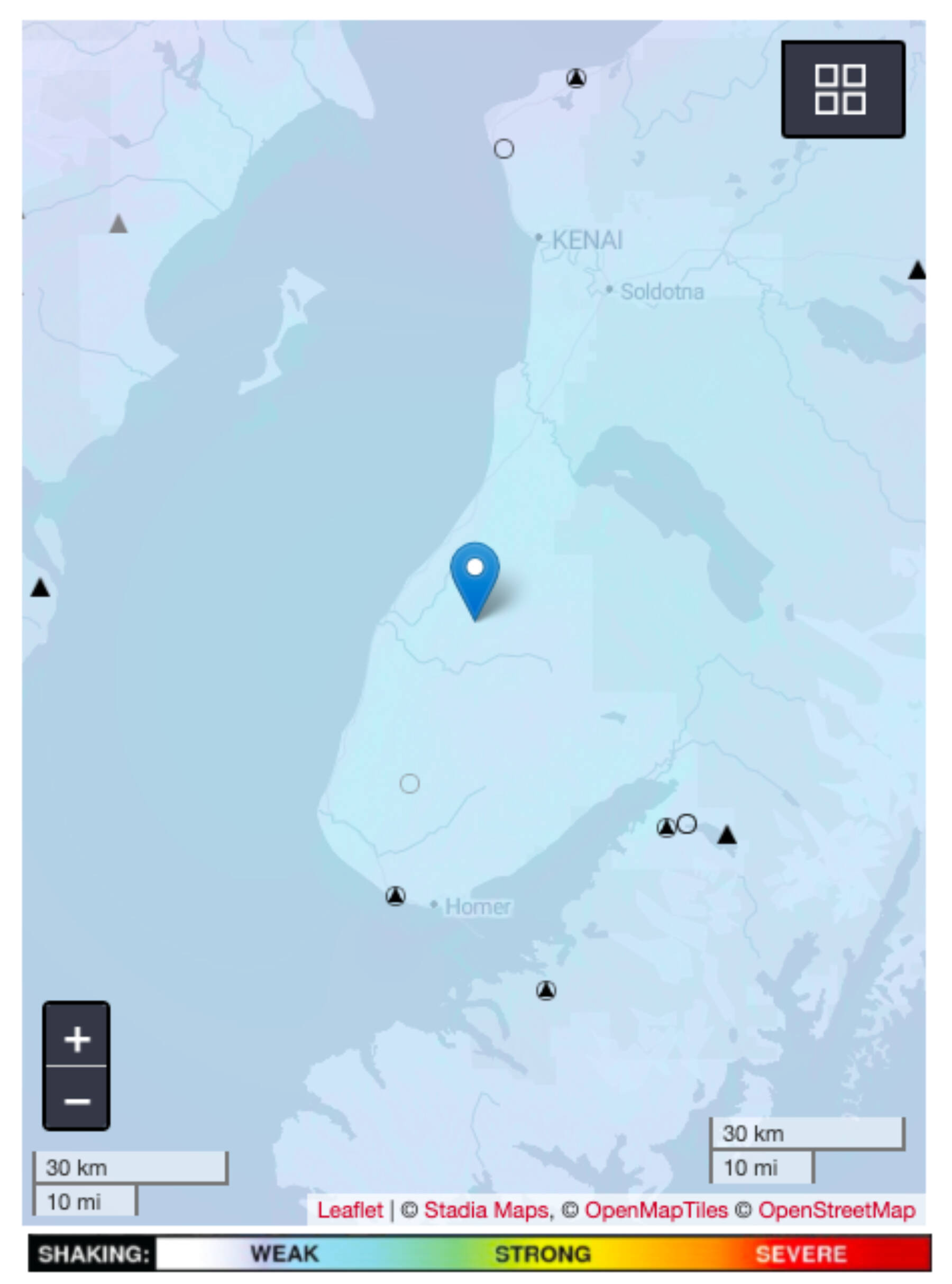 4.0 magnitude earthquake strikes 12 miles east of Ninilchik | Homer News