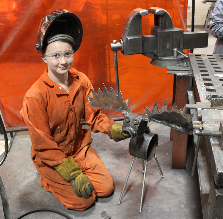Girls draw a bead on welding program | Homer News